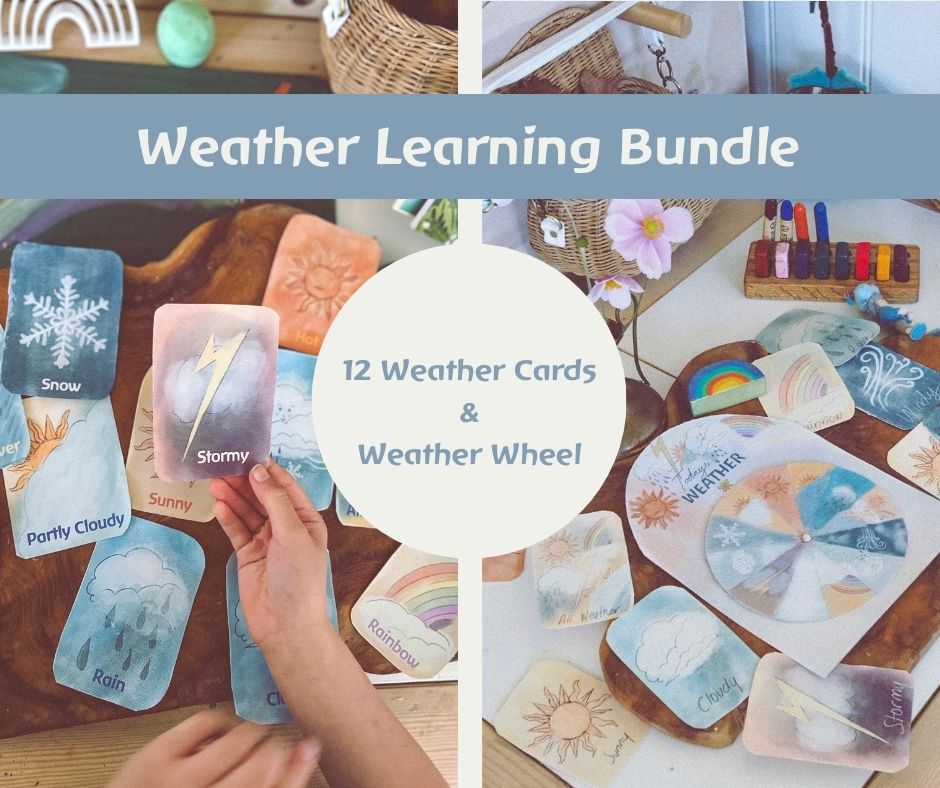 Weather Learning Bundle . ݁˖ Printable Download – Wild Mountain Child
